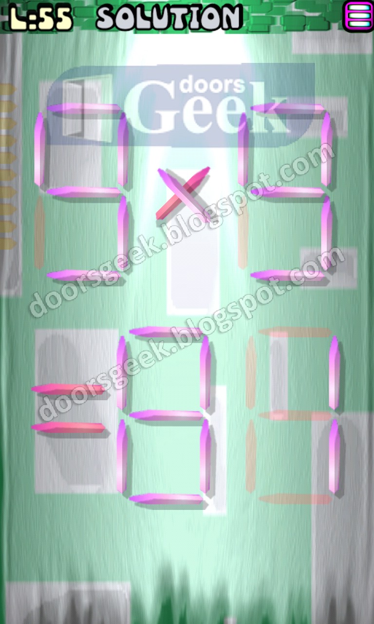 Matches Puzzle [Episode 7] Level 55 Solution ~ Doors Geek